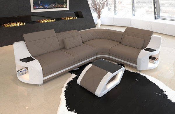 Fabric corner sofa Genoa – Rayy